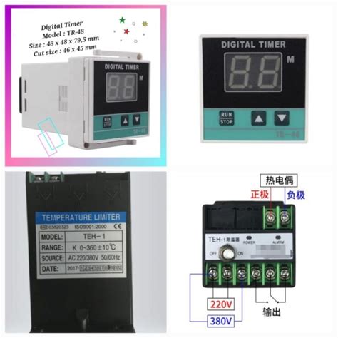 Jual Digital Timer Oven Deck Oven Roti TR Shopee Indonesia