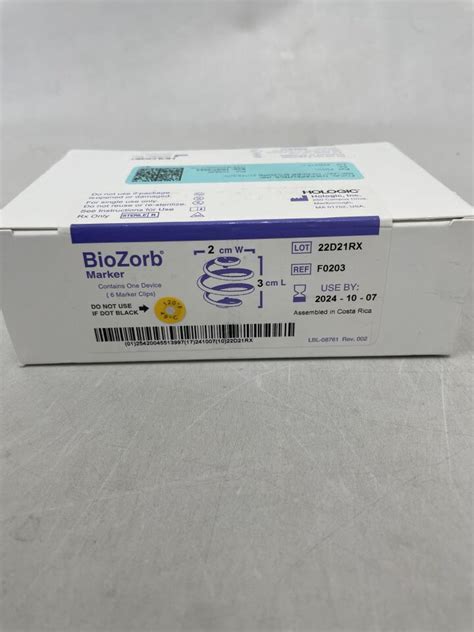 New Hologic F0203 Biozorb Marker 2cm X 3cm Disposables General For