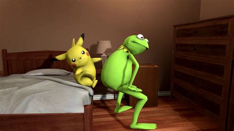 Kermit The Frog Twerking On A Pikachu Youtube
