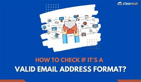 What Is A Valid Email Address Format Clearout