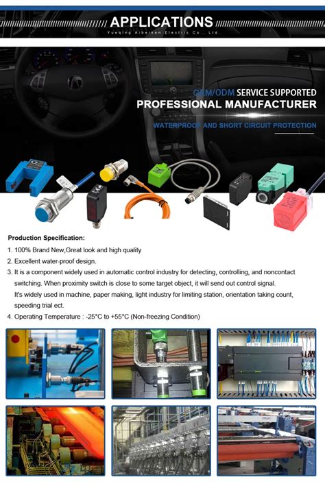 LM14 Dc Falling Metal Detector Inductive Capacitive Water Level Sensor Npn M14 Flush Proximity