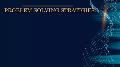 Problem Solving Strategiespptx