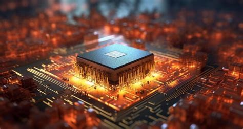 Premium AI Image A Computer Circuit Board With A Small Circuit Board With A Small Number Of