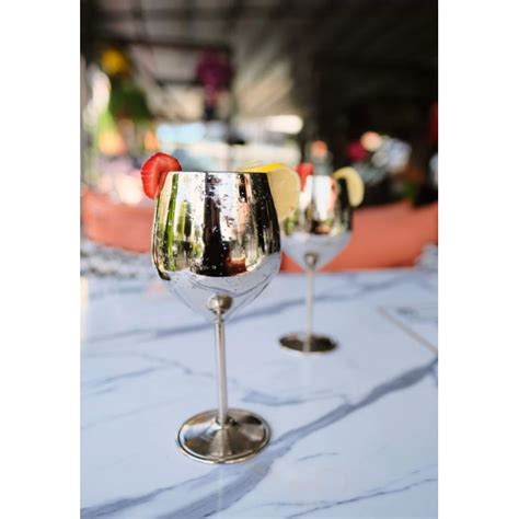 Bakır Concept Bakır Kadeh Modern Model Gümüş Renk