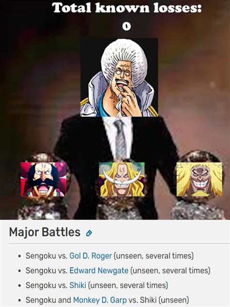 How Close Are The Old Gen Legends Wb Roger Garp Sengoku To Each