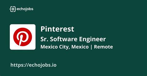 Pinterest Is Hiring Sr Software Engineer Web Mexico City Mexico