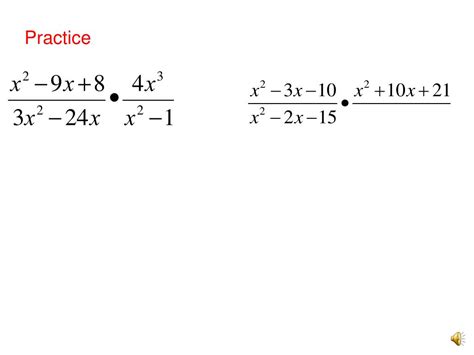 PPT Multiplying And Dividing Rational Functions With Factoring First PowerPoint Presentation