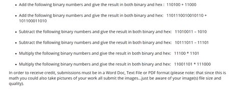 Solved • Add The Following Binary Numbers And Give The