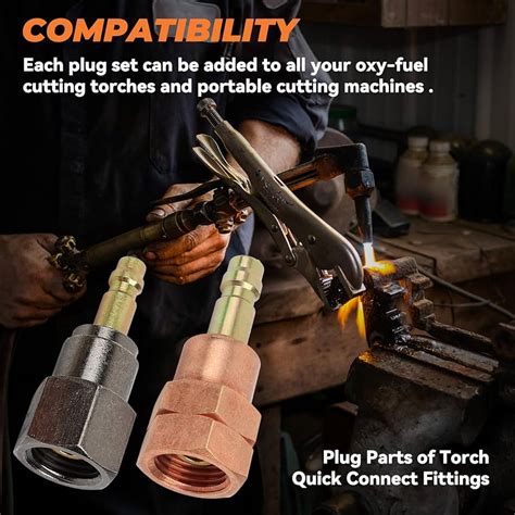 Propane Quick Connect Fittings Oxy Acetylene Torch Quick Connect
