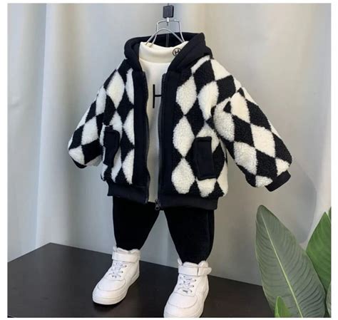 Badu Bg Есенно и зимно детско палто ново модерно бебешко поларено суичър с памучна щипка