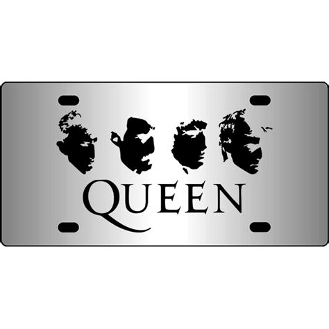 Queen Band Mirror License Plate