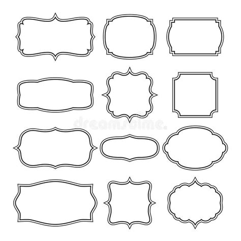 720 Classic Frames Frame Svg Frame Dxf Frames Png Files For Cricut Tags