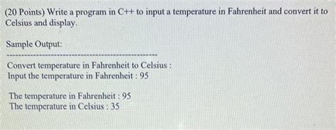 Solved Points Write A Program In C To Input A Chegg