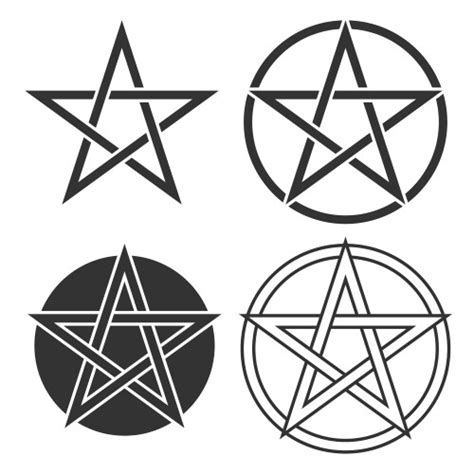 Witchcraft Star Symbol Tattoos