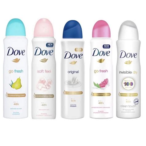 Jual Dove Moisturising Cream Deodorant Body Spray 150ml Shopee Indonesia