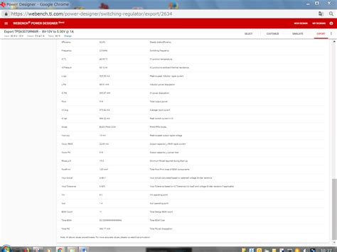 webench® tools tps63070 cannot find the exported file on webench