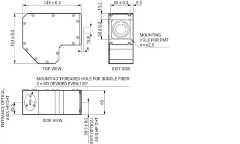 spectroscope a13658 for linear multianode pmt series hamamatsu photonics