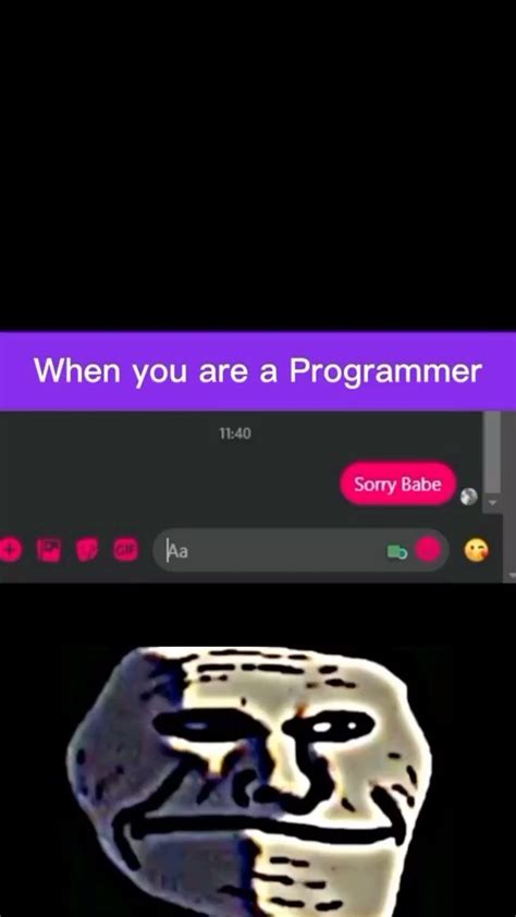 👨🏼‍💻 Coder 01 ️⃣ When You Are A Programmer😂 📸 Source Tiktok Softwareengineer All Credit