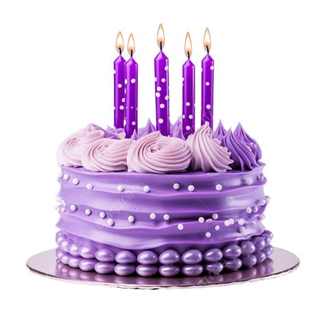 보라색 생일 케이크 생일 축하 파티 Png 일러스트 및 이미지 에 대한 무료 다운로드 Pngtree