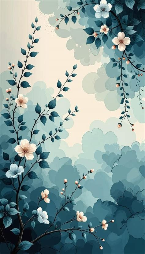 Free Pattern Art Watercolor Floral Printable Printable Wallpaper