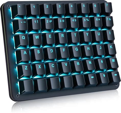 Koolertron Single Handed Macro Mechanical Keyboard Blue LED Backlight Portable Single Handed