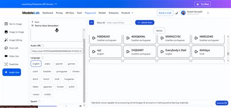 how to use modelslab s text to audio api blog