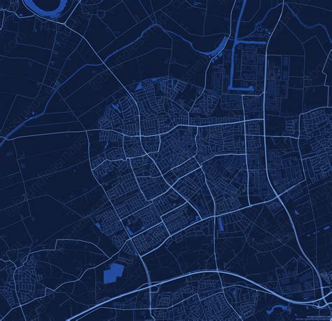Oss Dark Blue Vector Map Boundless Maps