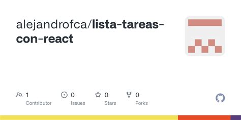 Github Alejandrofcalista Tareas Con React
