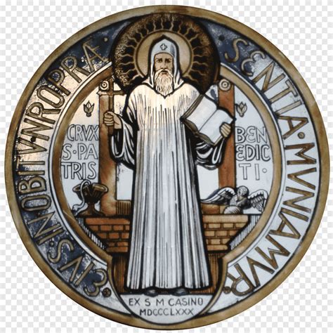 Vinyl Decal Saint Benedict Medallion Waterproof Sticker For Car