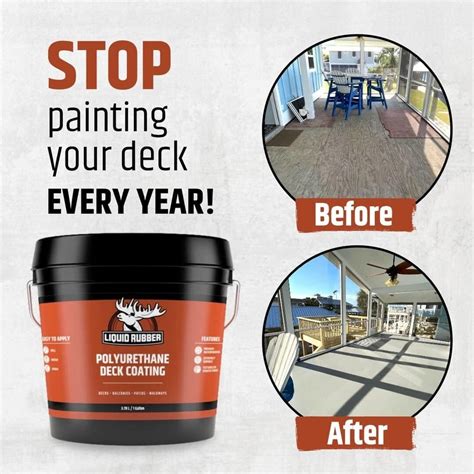 Textured Polyurethane Deck Coating 10x Stronger Than Paint
