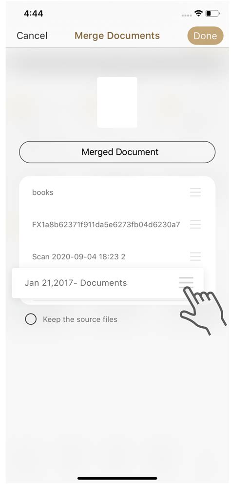 How To Merge Documents Doc Scan Help