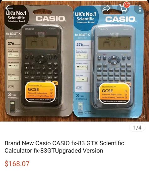 Casio Scientific Calculator Fx Gtx Hobbies Toys Stationery Craft Stationery School