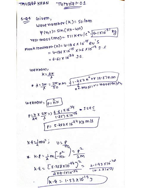 Electronic Semiconductor Devices Assignment Tutorial 1 Pdf