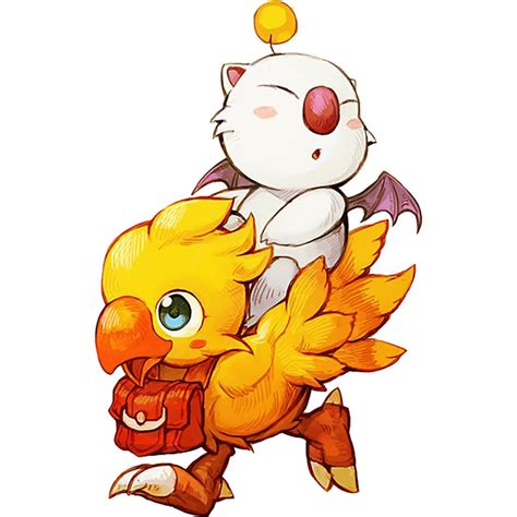 Chocobo Amp Moogle Final Fantasy Inspire Uplift