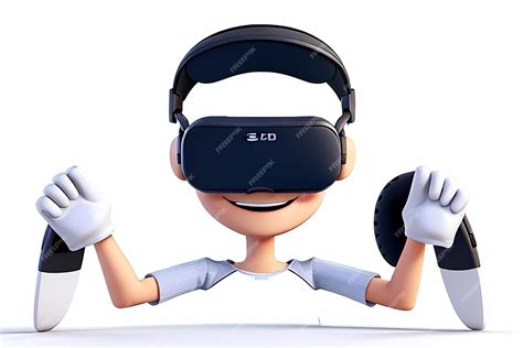 Premium Photo A 3d Cartoon Of A 3d Character Wearing A Pair Of