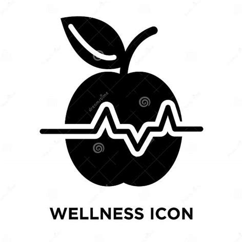 Wellness Icon Vector Isolated On White Background Logo Concept Stock