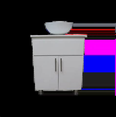 Combo Mueble Mel Blanco Lavatorio Sobreponer Blanco Ferconce