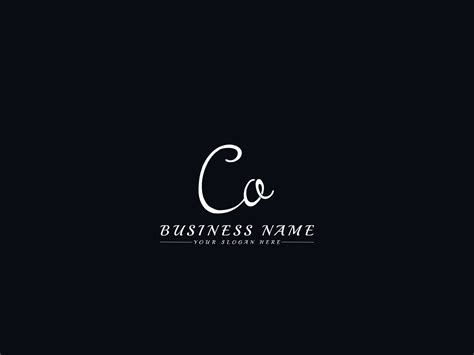 Initials Co Oc Signature Logo Creative Co Logo Letter Design 15366202