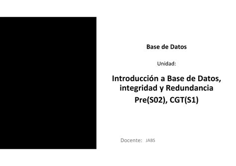 Base De Datos Semana 02 Warning Tt Undefined Function 32 Docente