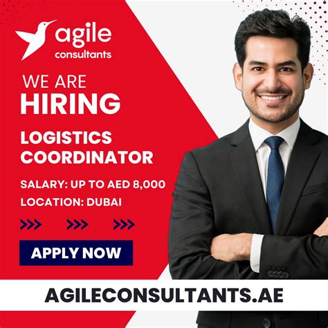Agile Consultants On Linkedin Logistics Coordinator Dubai Up To Aed 8000