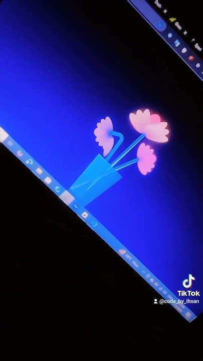 Beautiful Flower Made By Code With Ihsan Coding Programming Technology Webdesign Webdevelop