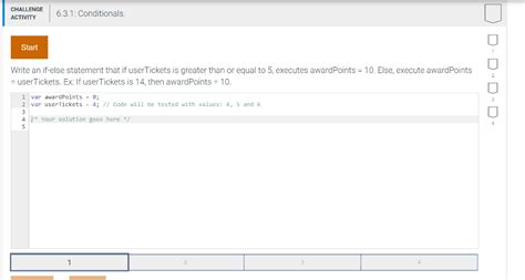 Solved CHALLENGE ACTIVITY 6 3 1 Conditionals Start Write Chegg