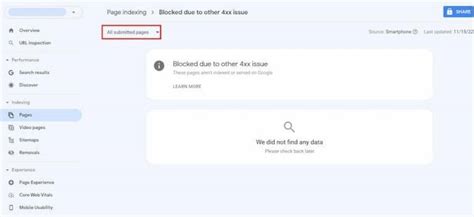 Step By Step Guide To Fix “blocked Due To Other 4xx Issue”