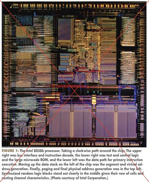 Examining The Silicon Dies Of The Intel 386 Processor