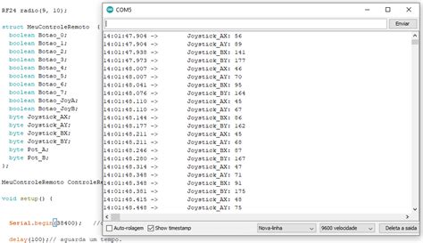 Ardunino E Monitor Serial Com Leitura Divergente Português Arduino Forum