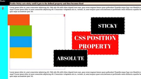 The Only Video You Need To Understand Css Position Property Position Sticky Explained Youtube