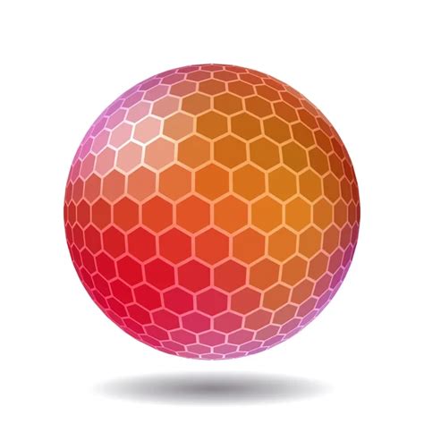 Abstract Hexagonal 3d Sphere Vector Background — Stock Vector © Vikasuh 25573295