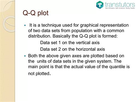 Q Q Plot Statistics PPTX