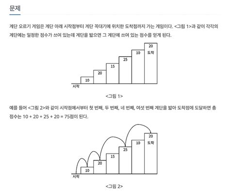 백준 2579 계단오르기 문제풀이 break a leg